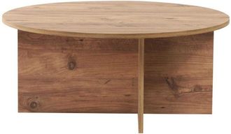 M&S Collection Table basse ronde en agglom&eacute;r&eacute; Soleil
