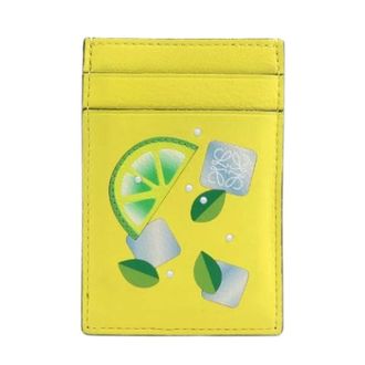 Loewe Pre-owned Card case - Femme - Pre-owned - Jaune - Taille: ONE Size