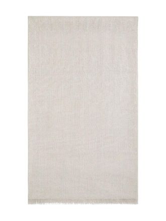 Brunello Cucinelli Schal mit Fransen - Nude