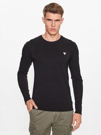 Guess Longsleeve M2YI28 J1314 Schwarz Slim Fit