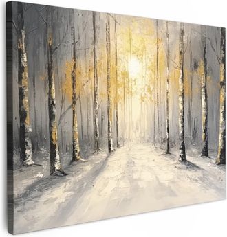 MuchoWow © Weihnachtsdeko Bilder 80x60 cm Wohnzimmer Deko Modern Wandbild auf Leinwand Weihnachtsgeschenke Bild Schlafzimmer Room Decor Geschenke Winter - Abst