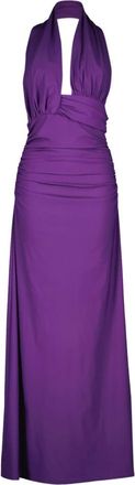 CHRISTOPHER ESBER Femme, Robes, Violet, Taille: 42 FR Onda Long Beach Dress
