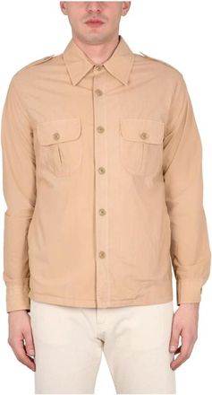 Aspesi Homme, Chemises, Beige, Taille: M Utility Shirt