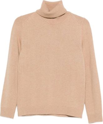 iBlues Femme, Pulls, Brun, Taille: 38 FR Pull Col Roul&eacute;