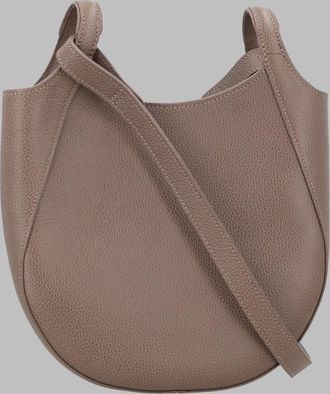 Longchamp Womens Shoulder Bag Le Foulonn&eacute; Dove Leather