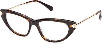 Max Mara Monture Optique Cateye - unisex - Accessoires - Brun - Taille: 54 MM