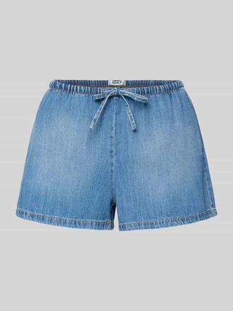 Only Wide Leg Jeansshorts aus Baumwoll-Lyocell-Mix Modell ARIA