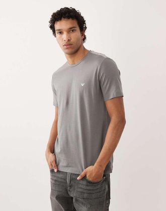 Emporio Armani Bodywear - T-shirt &agrave; logo - Gris