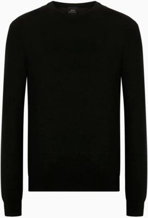 A|X Armani Exchange Homme, Pulls, Noir, Taille: 2XL Pull col rond