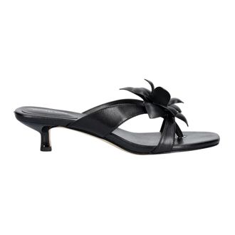 Michael Kors Jacie Kitten Sandal - Femme - Chaussures - Noir - Taille: 37 EU