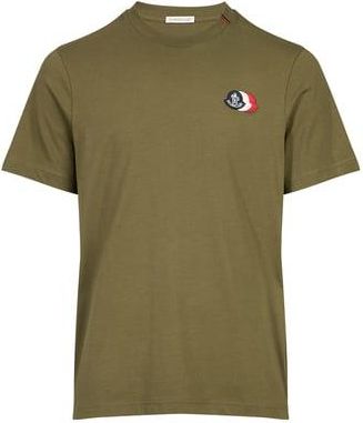 Moncler T-shirt droit &agrave; logo en coton
