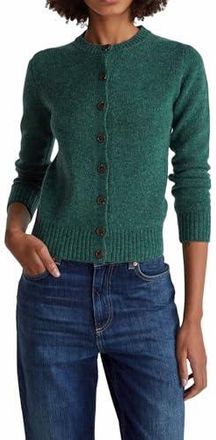 Benetton Maglia Coreana M/L 103me500l Cardigan, Vert, L Femme