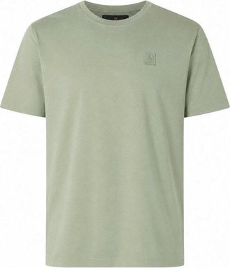 Belstaff T-Shirt London Steel Mercerised Cotton Retro Silikon-Phoenix-Logo Farblich abgestimmtes Silikon-Phoenix-Logo