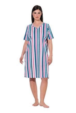 Ulla Popken Bigshirt Bigshirts 2er-Pack Rundhals/V-Ausschnitt