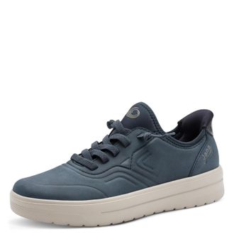 Jana Damen Step IN Sneaker leicht und flexibel Vegan, Blau (Navy), 38 EU