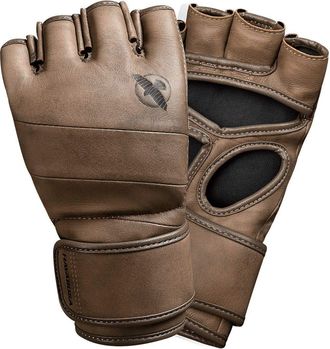 Hayabusa T3 LX 4oz MMA Handschuhe aus Leder Ideal f&uuml;r Kampf - Braun, Gr&ouml;&szlig;e XL