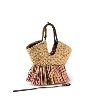 Zimmermann Sac &agrave; main &agrave; franges en raphia