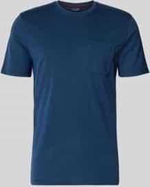 Christian Berg T-Shirt mit Rundhalsausschnitt und Brusttasche