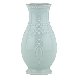 Lenox French Perle Ice Blue 8 Fluted Vase - 869509