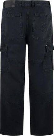 Roberto Cavalli Pantalon Cargo - Femme - Pantalons - Bleu - Taille: 44 FR