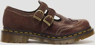 Dr. Martens 8065 Desert Rodeo Leder & Wildleder Mary Jane Schuhe in Braun, Gr&ouml;&szlig;e: 36