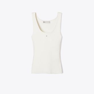 Tory Burch Damen Tanktop aus Viskosestrick