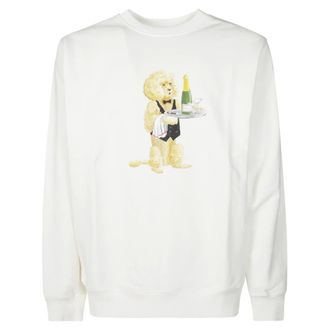 Dr&ocirc;le de Monsieur Herren, Sweatshirts & Hoodies, Wei&szlig;, SGr&ouml;&szlig;e