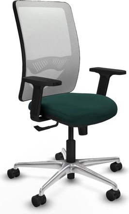 Piqueras y Crespo B&uuml;rostuhl Zulema mit 2D-Armlehnen, h&ouml;henverstellbare Lendenwirbelst&uuml;tze, ausgestattet mit 3 Positionen und Schneidschaum, mit Rollen von 65 mm, Nylon,