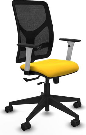 Piqueras y Crespo Schreibtischstuhl, verstellbare Armlehne, h&ouml;henverstellbare Lendenwirbelst&uuml;tze, ausgestattet mit Syncro/Traslack und Schneideschaum, mit Rollen von 65