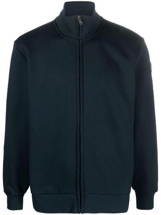 Colmar sweat zipp&eacute; &agrave; patch logo - Bleu