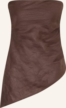 Faithfull The Brand Faithfull The Brand Off-Shoulder-Top Nera Aus Leinen braun