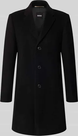 HUGO BOSS Slim Fit Funktionsmantel aus Woll-Mix Modell HYDE