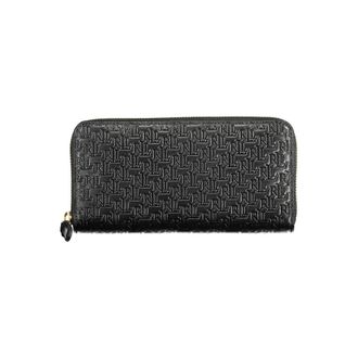Ralph Lauren Schwarze Ledergeldb&ouml;rse mit Rei&szlig;verschluss - - Accessories - Damen - Schwarzk - ONE SIZE