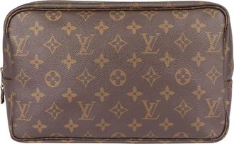 Louis Vuitton Crossbody Bags - Louis Vuitton Canvas Monogram Trousse Toilette 28 - Gr. unisize - in Braun - f&uuml;r Damen
