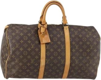 Louis Vuitton unisex, Pre-owned, Brun, Taille: ONE Size Sac Week-end en Toile Pre-owned