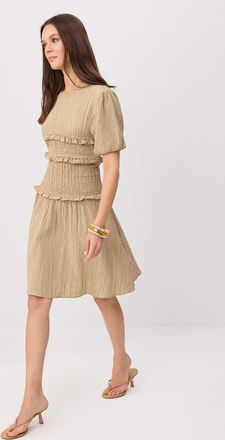 Trendyol Einfarbiges Bodycon-Minidress - Gr&uuml;n