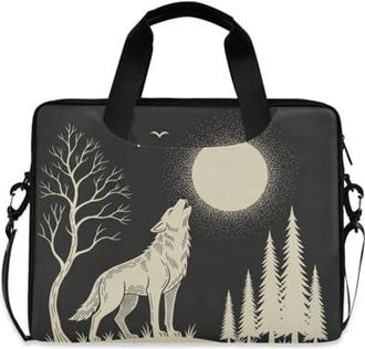 Alaza Sac pour ordinateur portable de 40,6 &agrave; 15,6 pouces Motif Reine sur la lune dans le ciel &eacute;toil&eacute; - Sacoche pour ordinateur portable de 40,6 &agrave; 15,6 cm - 