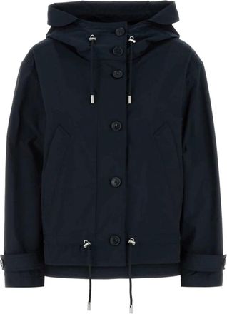 Woolrich Femme, Vestes, Bleu, Taille: 38 FR Midnight Blue Polyester Jacket