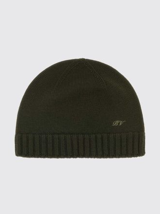 Bottega Veneta Bonnet beanie en pure laine c&ocirc;tel&eacute;e avec revers classique