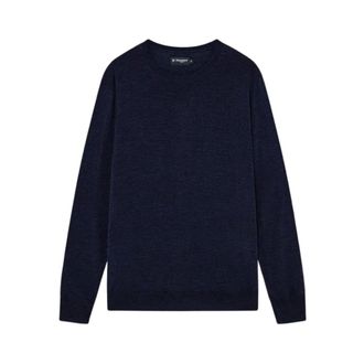 Hackett Pull en laine et cachemire - Homme - Pulls - Bleu - Taille: XL
