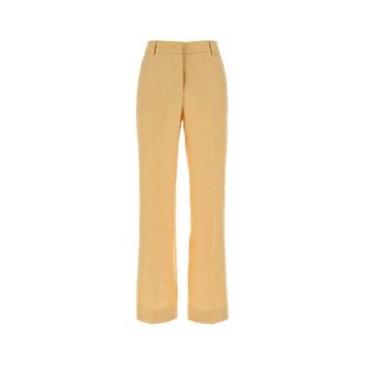 Max Mara Malizia Pant - - Trousers - Damen - Gelb - XS