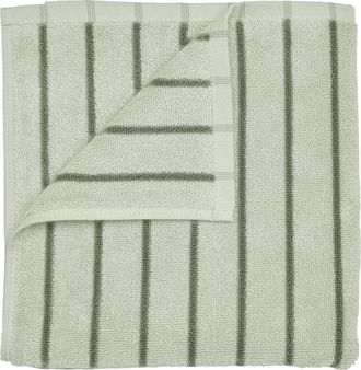 Blomus | Handtuch | ARTO | 100% Bio-Baumwolle | Gr&ouml;&szlig;e 70 x 140 cm | 600 g/m&sup2; Frottee | Farbe Desert Sage/Agave Green | Liniert