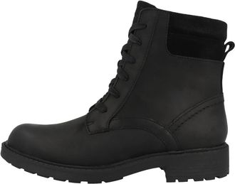 Clarks Orinoco2 Spice, Damen-Stiefel, schwarzes Leder, 41,5 EU, Schwarzes Leder, 41.5 EU
