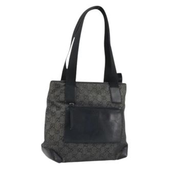 Gucci Pre-owned Canvas Schultertasche - - Pre-owned - Damen - Schwarzk - ONE SIZE