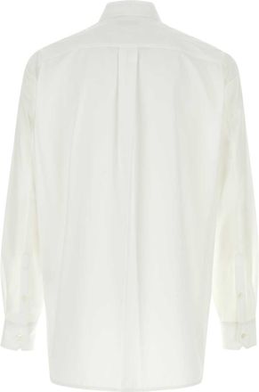 Valentino Garavani Bianco Exterior: Cotton Camicie Shirt