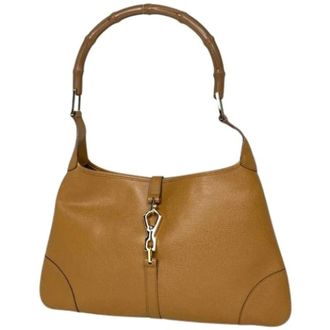 Gucci Sac bandouli&egrave;re Pre-owned en bambou - Femme - Pre-owned - Brun - Taille: ONE Size