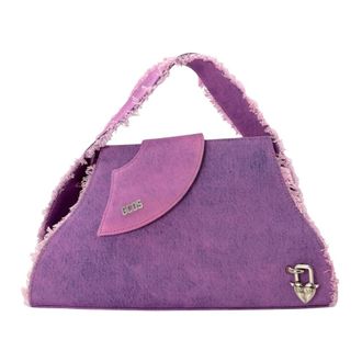 GCDS Gcds, Femme, Sacs, Violet, Taille: ONE Size Comma Medium Bag