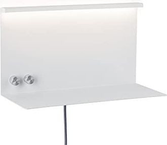 Paulmann 96772 LED Wandleuchte Jarina USB C 4,5 / 1x1,6W 540lm / 200lm dimmbar 350x170mm Weiß matt Metall 3000K