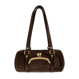 Coach Kisslock Barrel 28 - - Bags - Damen - Braun - ONE SIZE
