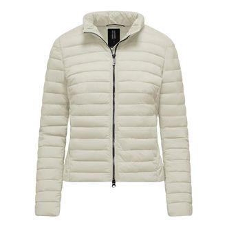 Bomboogie Femme, Vestes, Blanc, Taille: 46 FR Doudoune ajust&eacute;e en nylon stretch